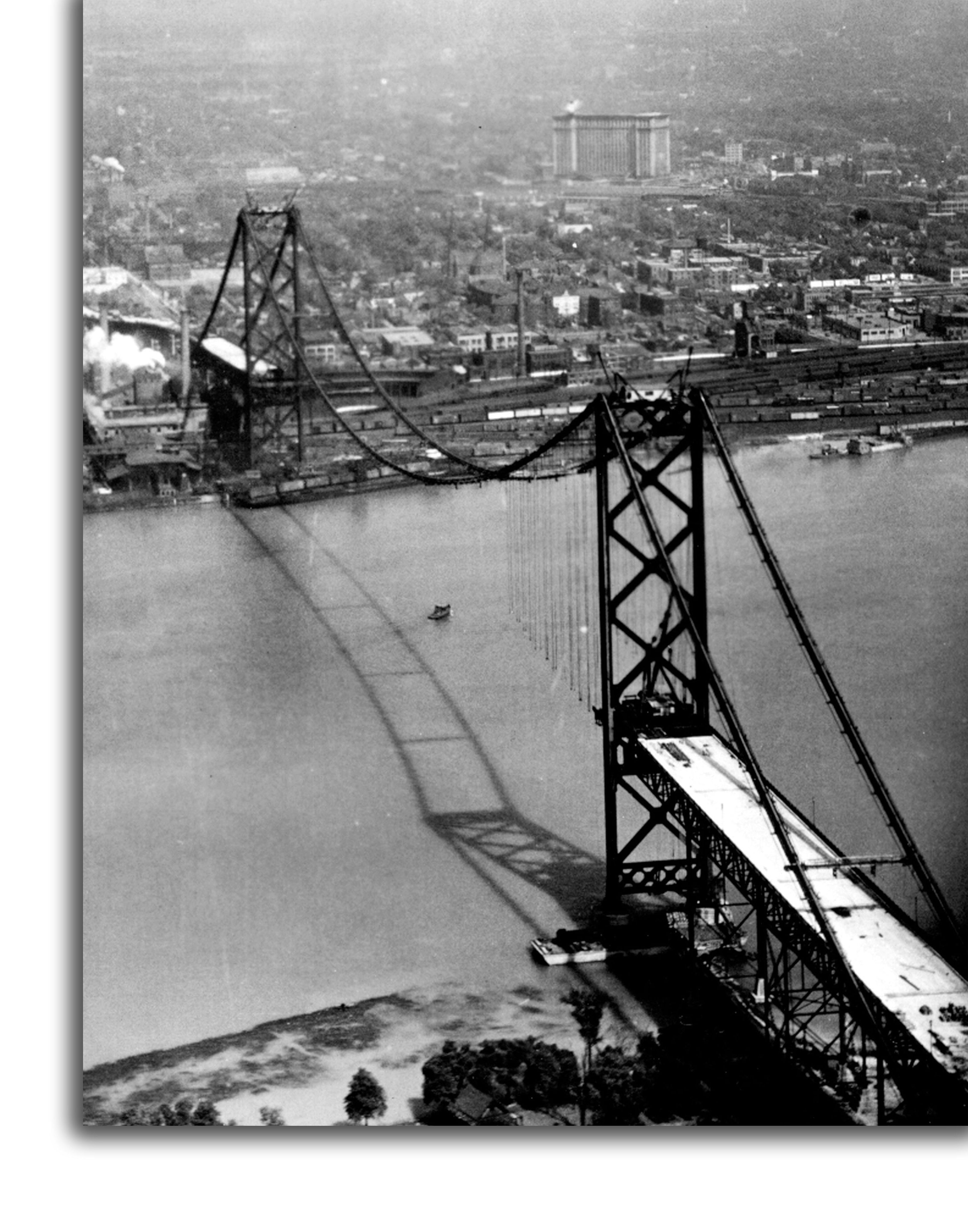CANVAS PRINTS - AMBASSADOR BRIDGE 1929 – Detroit News Photography