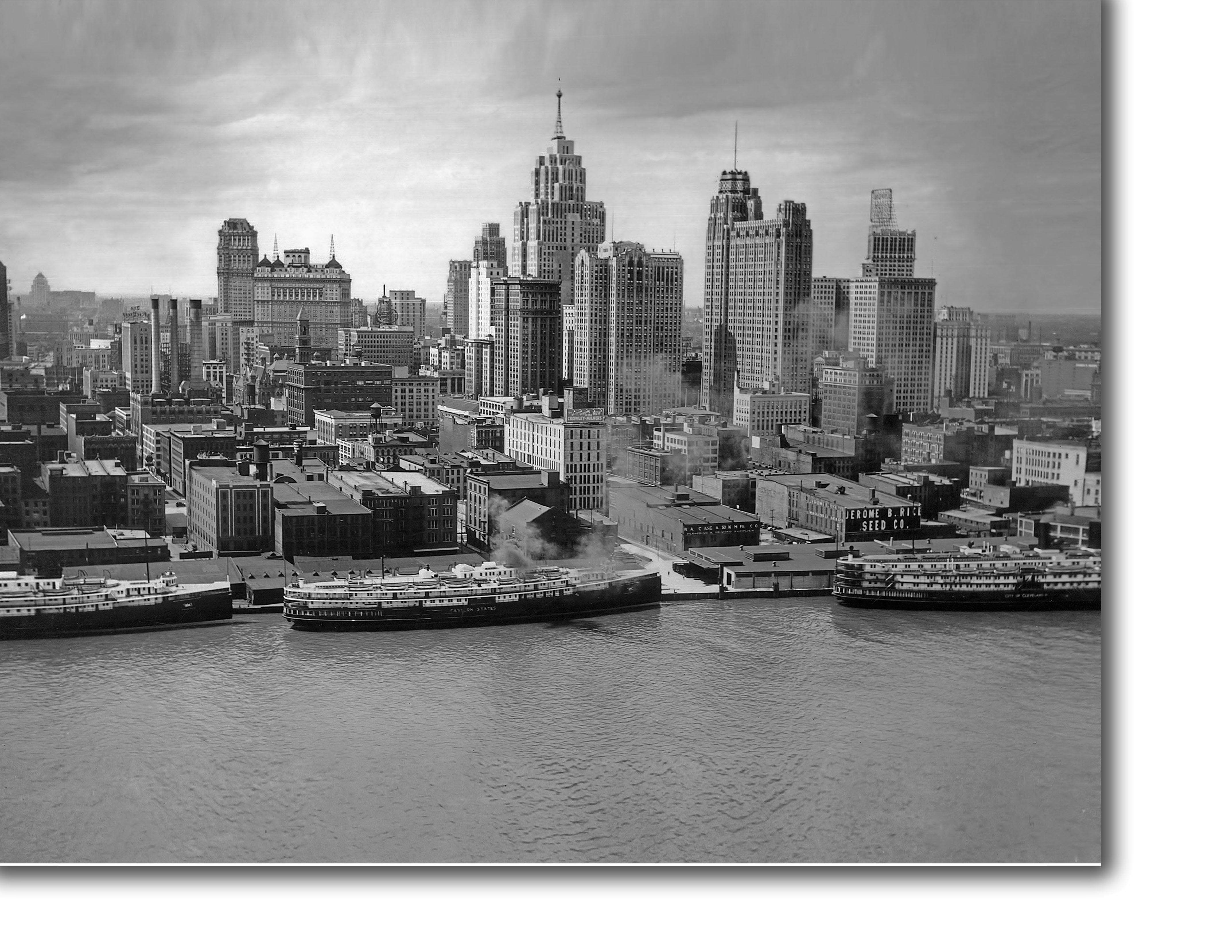 CANVAS PRINTS - DETROIT SKYLINE – Detroit News Photography