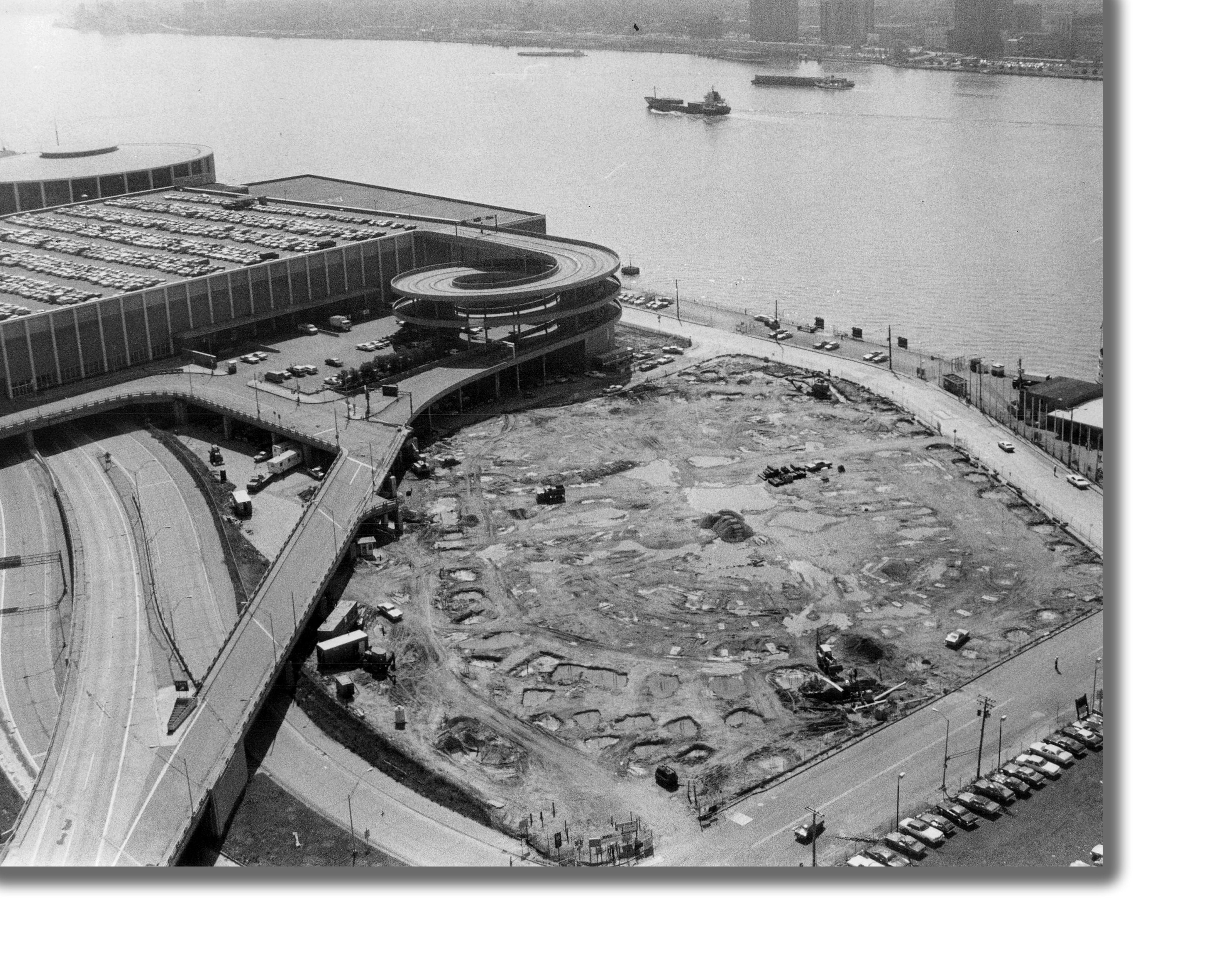 CANVAS PRINTS - JOE LOUIS ARENA BUILDING SITE 1974 – Detroit News ...