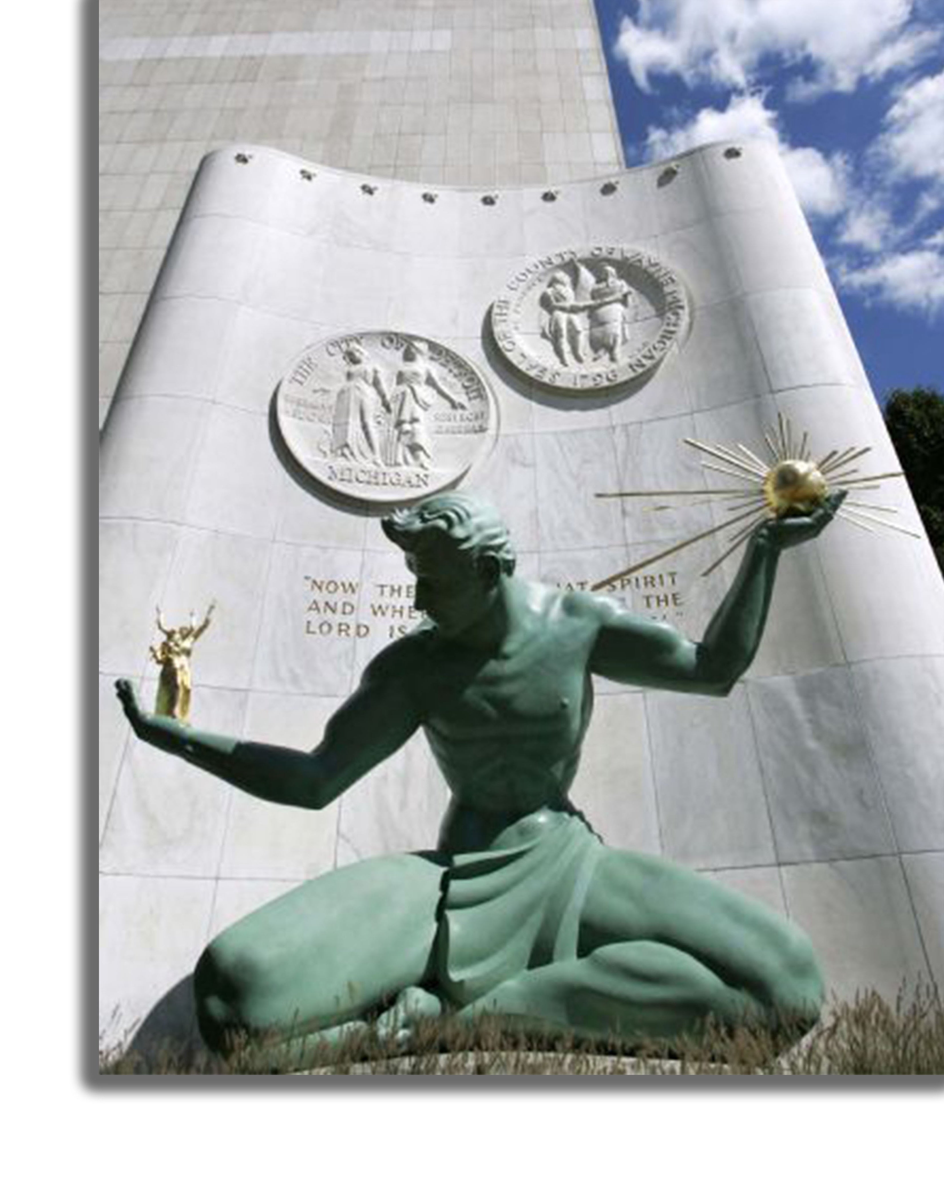 CANVAS PRINTS - DETROIT SPIRIT OF DETROIT – Detroit News Photography