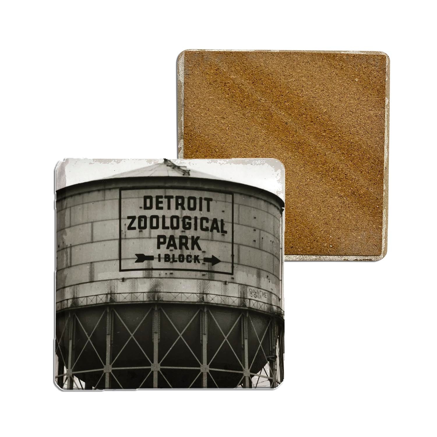 Stone Coasters - DETROIT WATER TOWER – Detroit News Photography