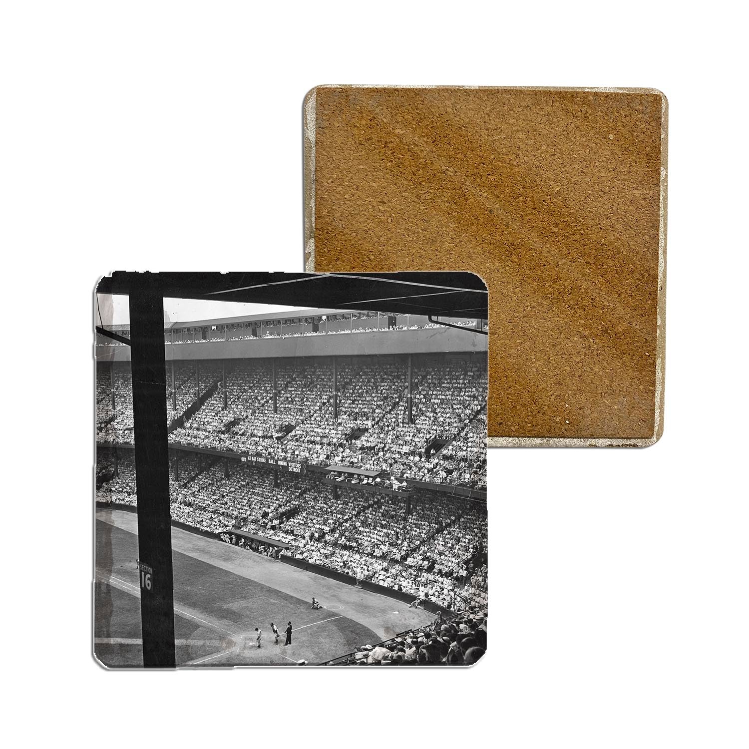 Stone Coasters - TIGERS STADIUM OPENING DAY – Detroit News Photography