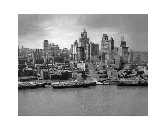 Photo Prints - DETROIT SKYLINE – Detroit News Photography