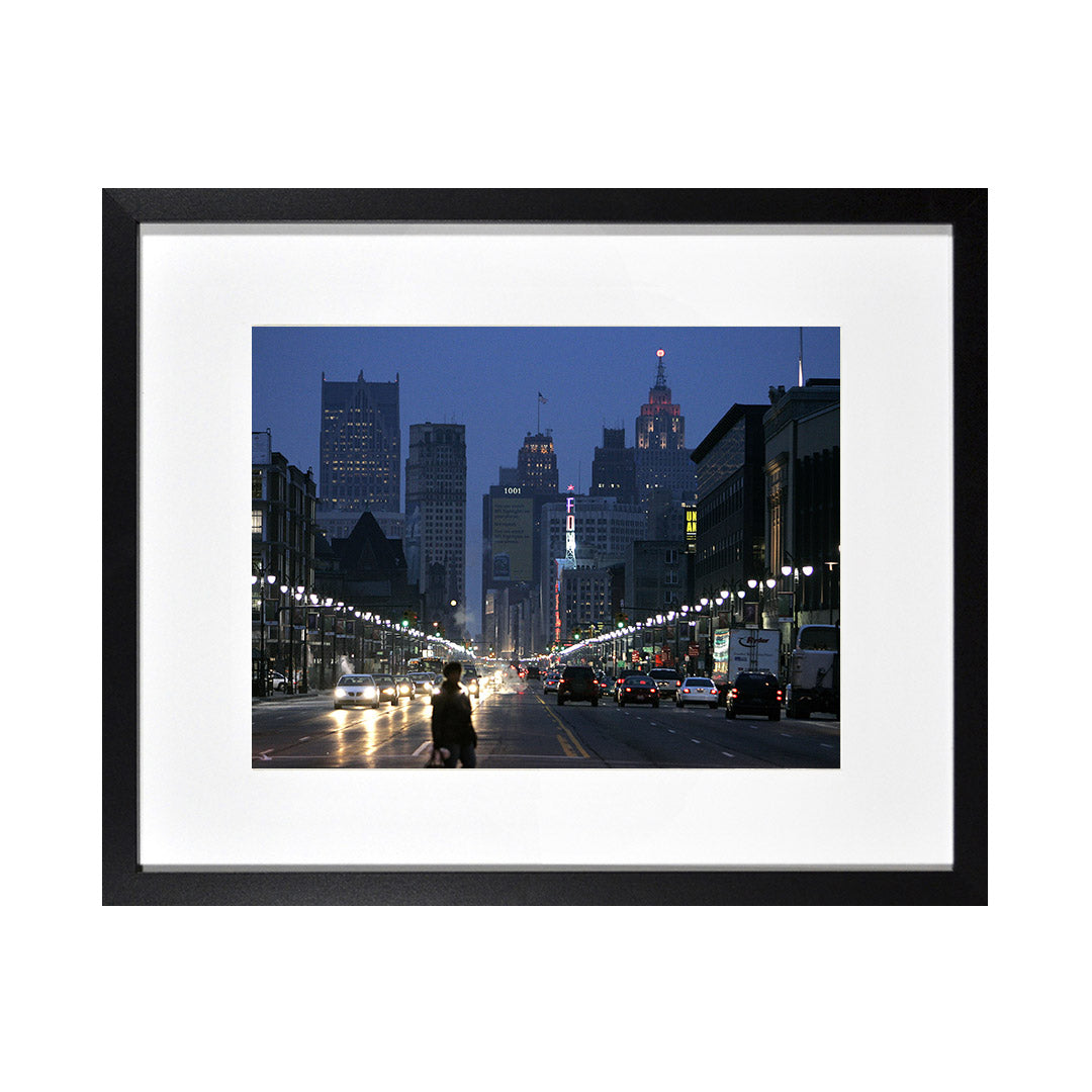 Framed Print Photos - DETROIT WOODWARD AVE – Detroit News Photography