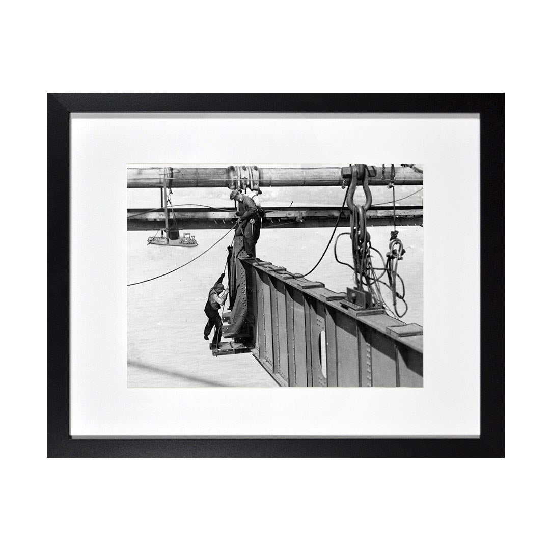 Framed Print Photos - AMBASSADOR BRIDGE 1929 – Detroit News Photography