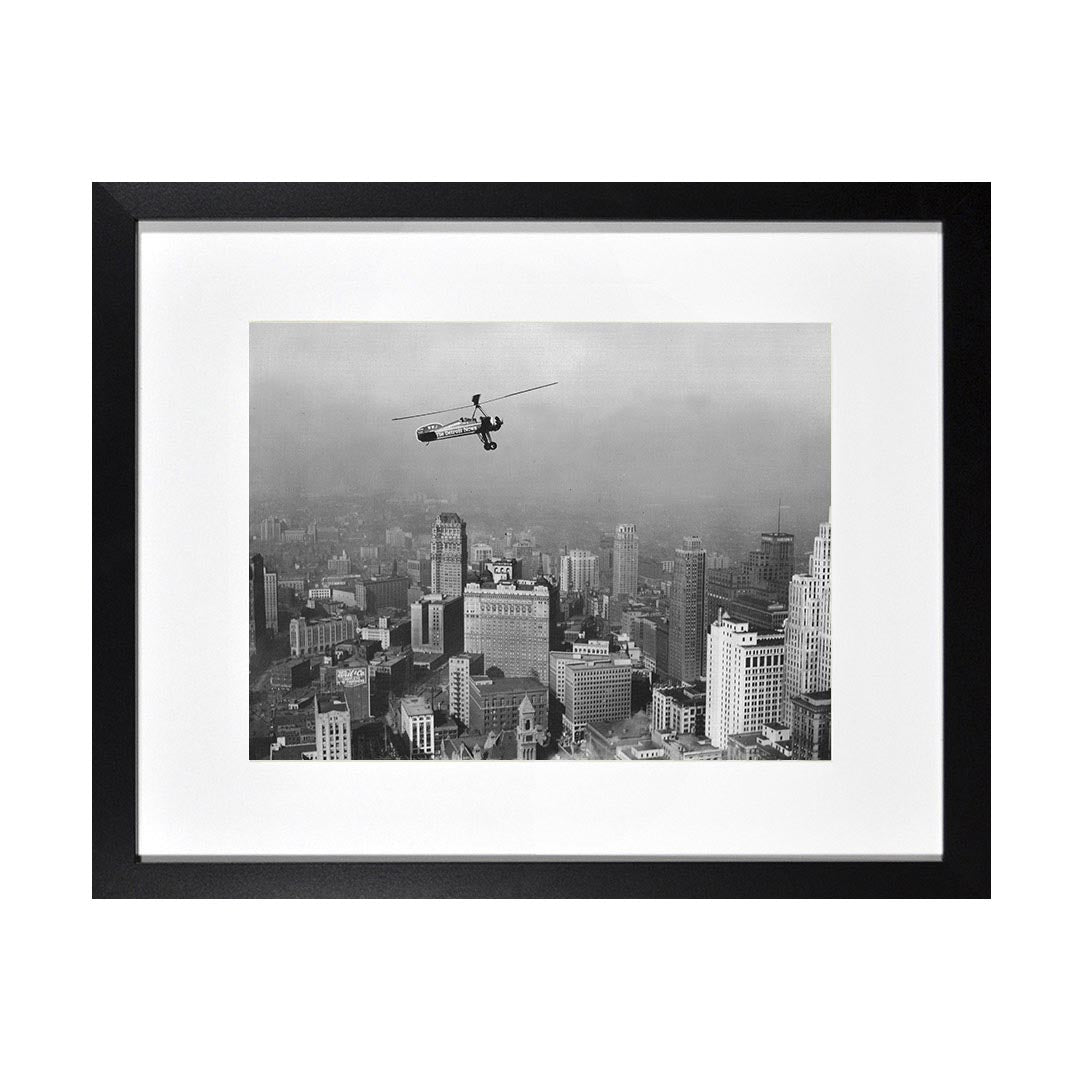 Framed Print Photos - AERIAL VIEW OF DETROIT SKYLINE – Detroit News ...