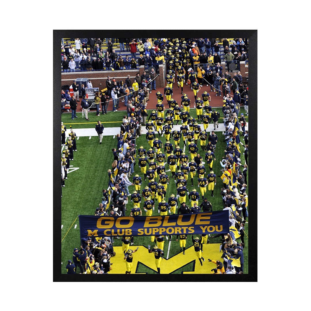 Framed Canvas Photos - U OF M WOLVERINES – Detroit News Photography
