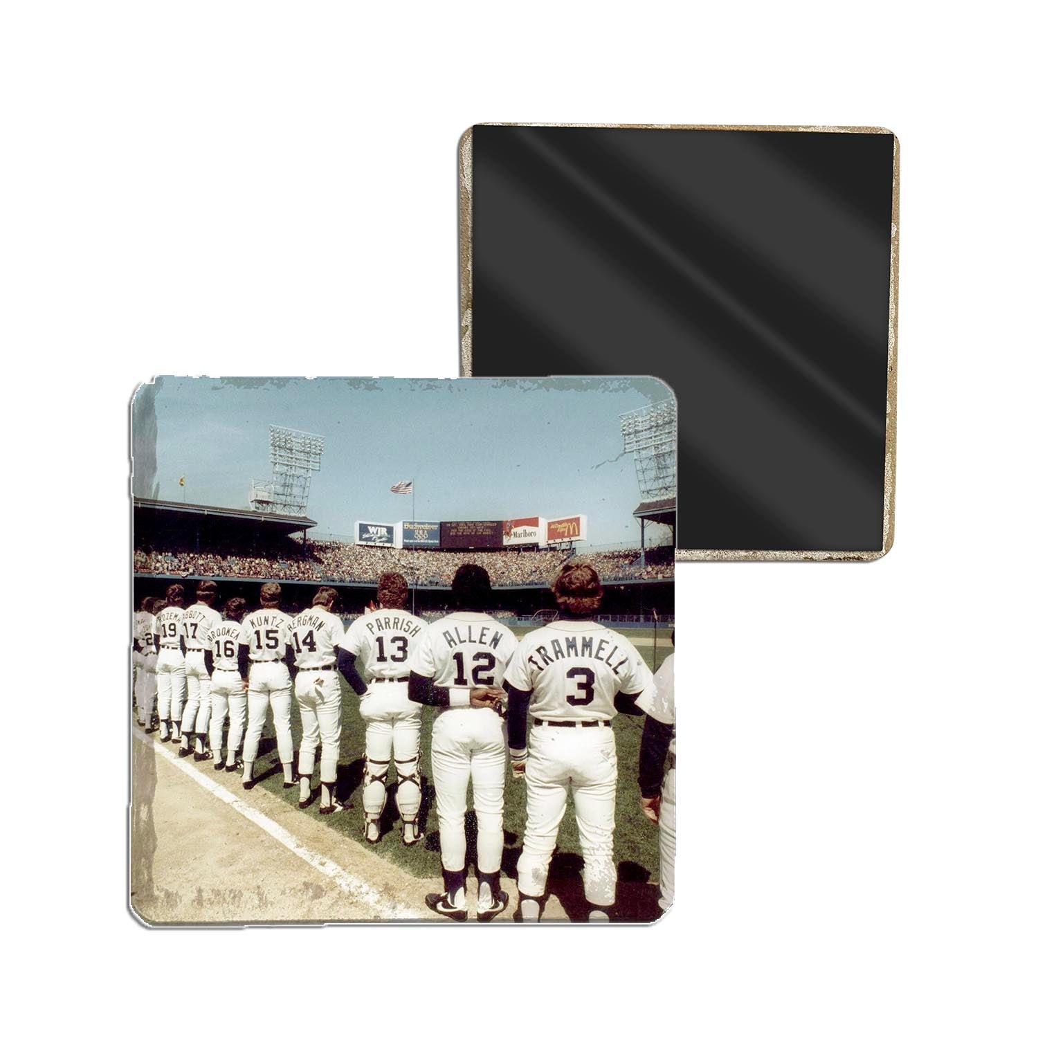 Stone Magnets - DETROIT TIGERS OPENING DAY 1984 – Detroit News Photography