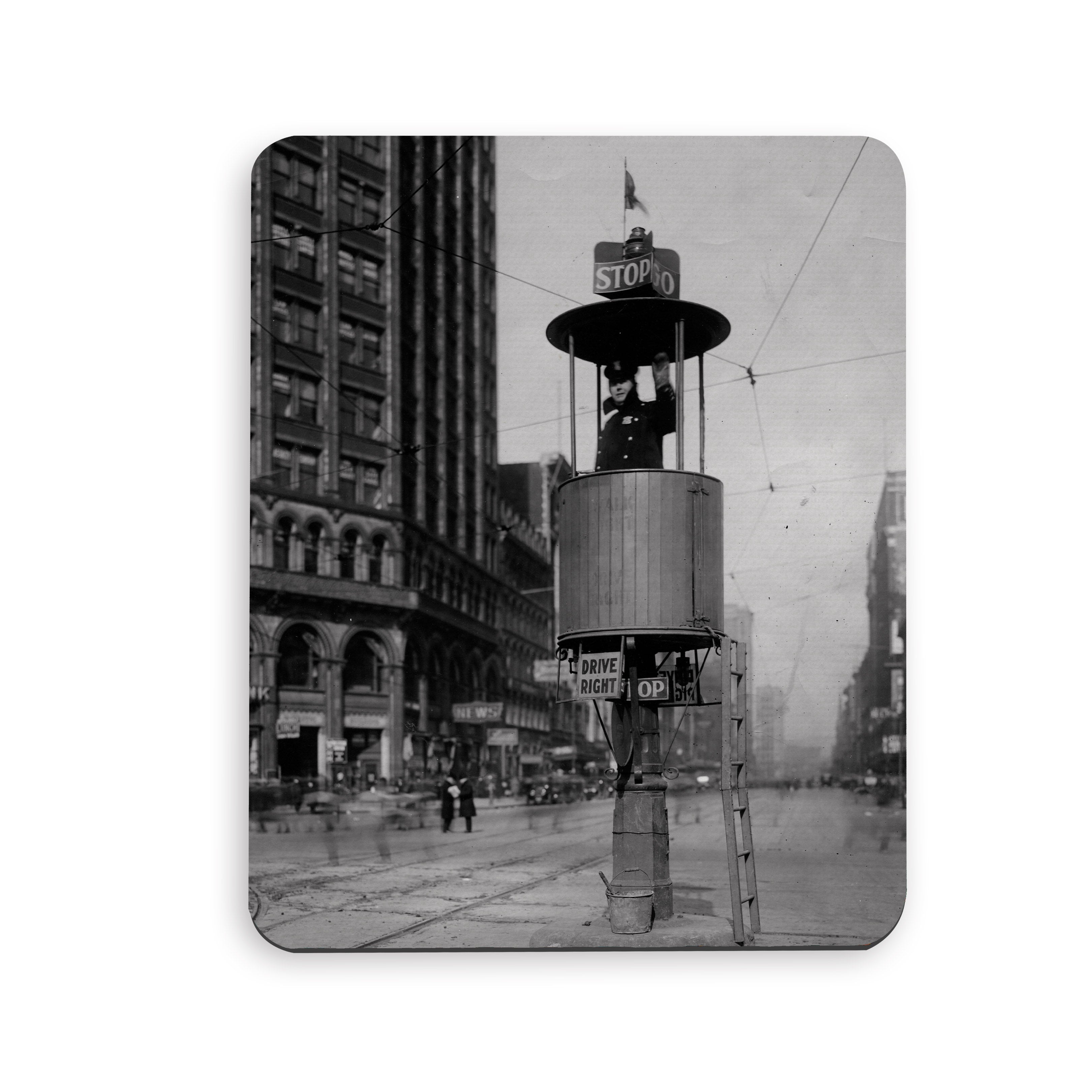 MOUSE PAD - CAMPUS MARTIUS FIRST MANNED TRAFFIC SIGNAL – Detroit News ...