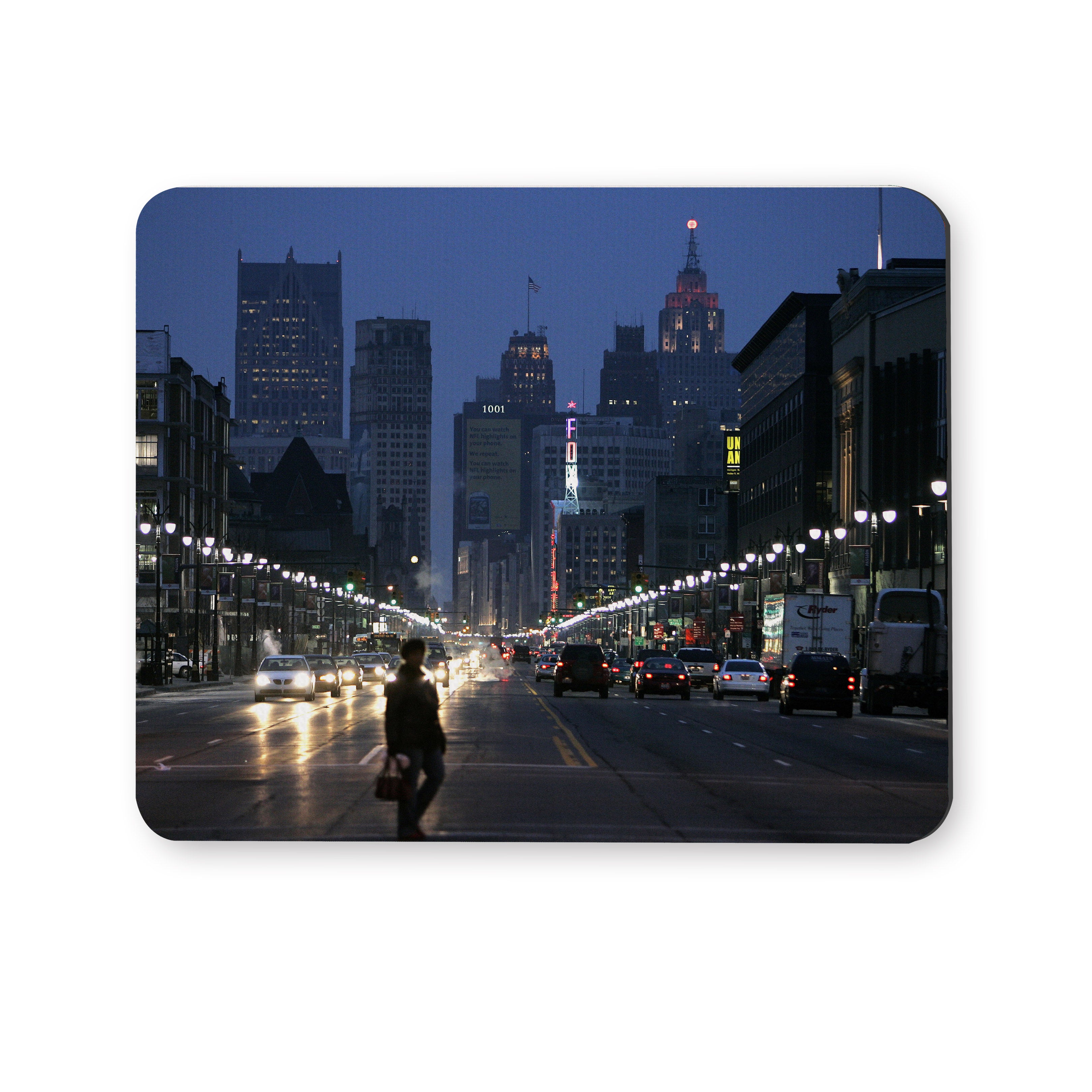 MOUSE PAD - DETROIT WOODWARD AVE – Detroit News Photography