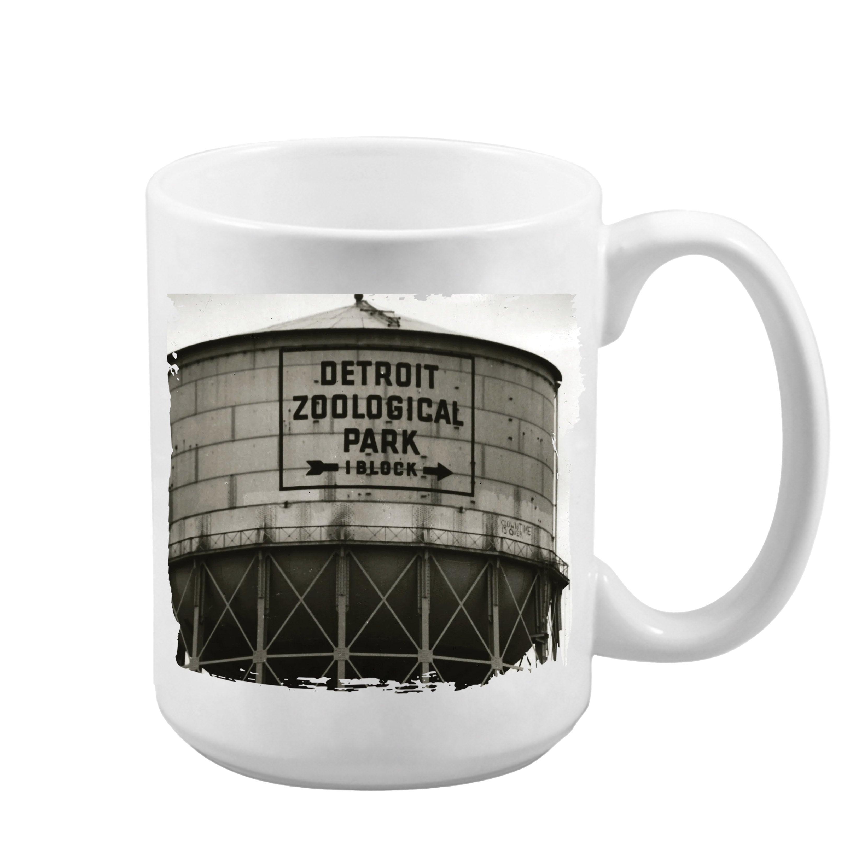 MUG 15oz - DETROIT WATER TOWER – Detroit News Photography