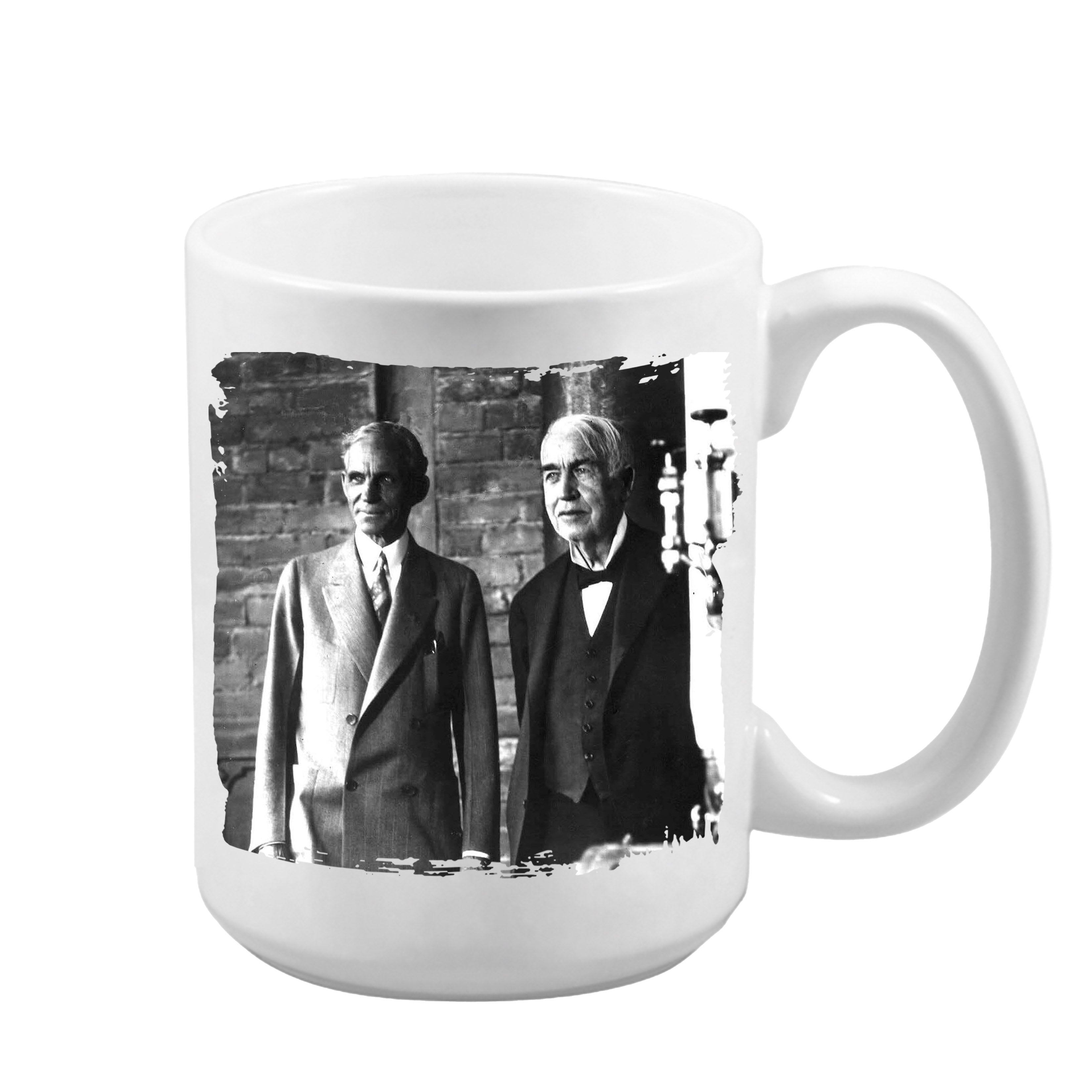 MUG 15oz - HENRY FORD & THOMAS EDISON – Detroit News Photography