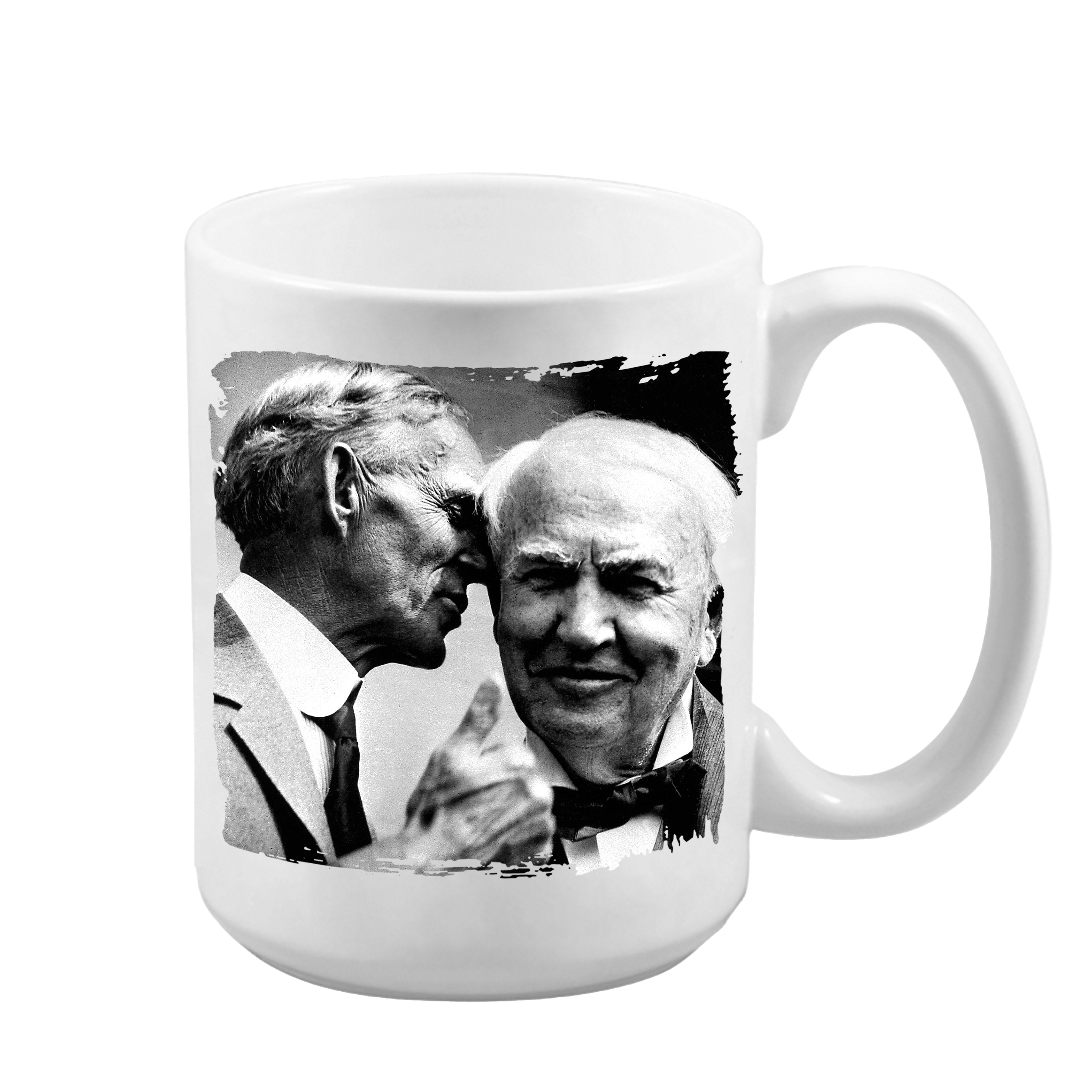 MUG 15oz - HENRY FORD & THOMAS EDISON 1930 – Detroit News Photography