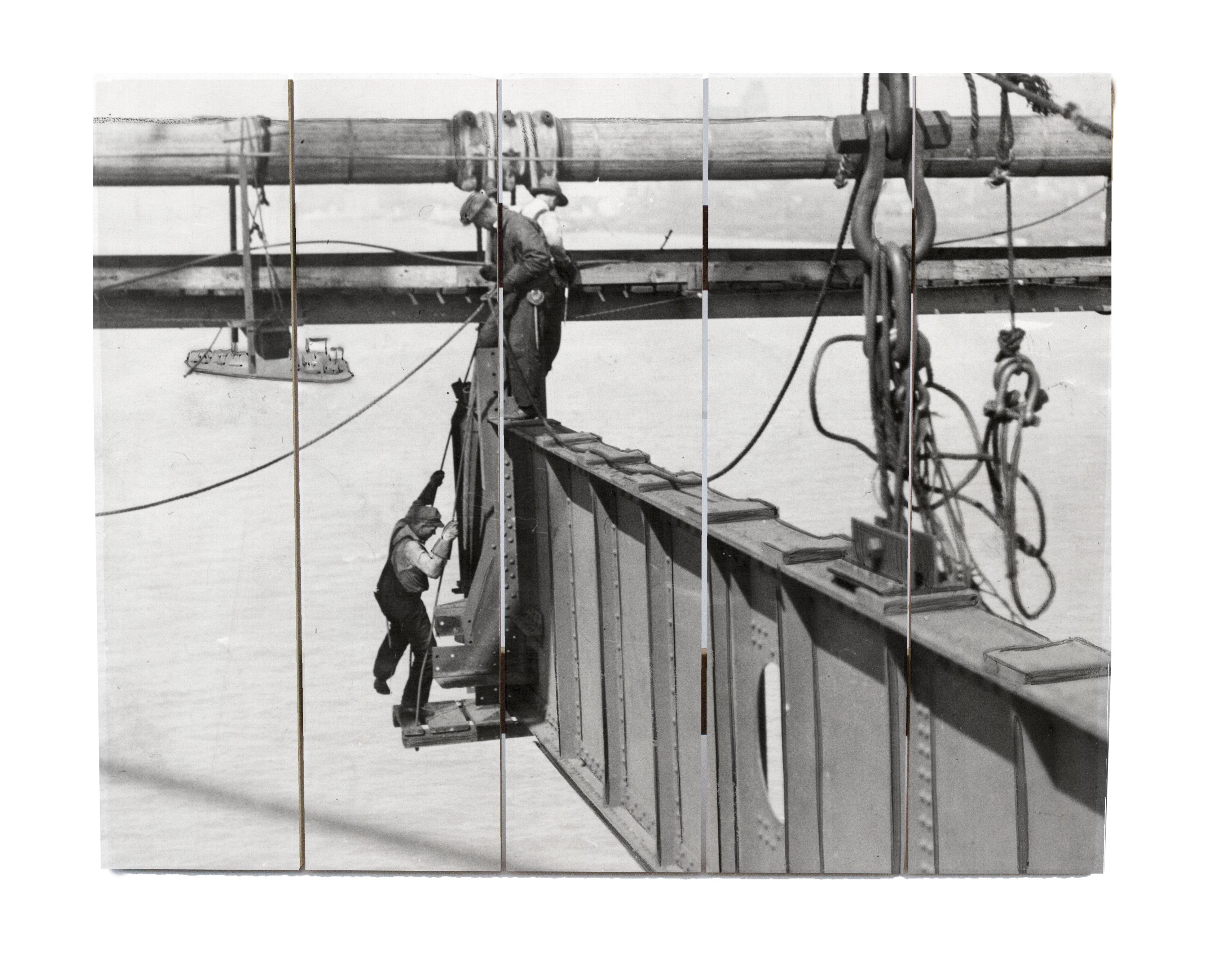 PALLET WOOD - AMBASSADOR BRIDGE CONSTRUCTION 1929 – Detroit News ...