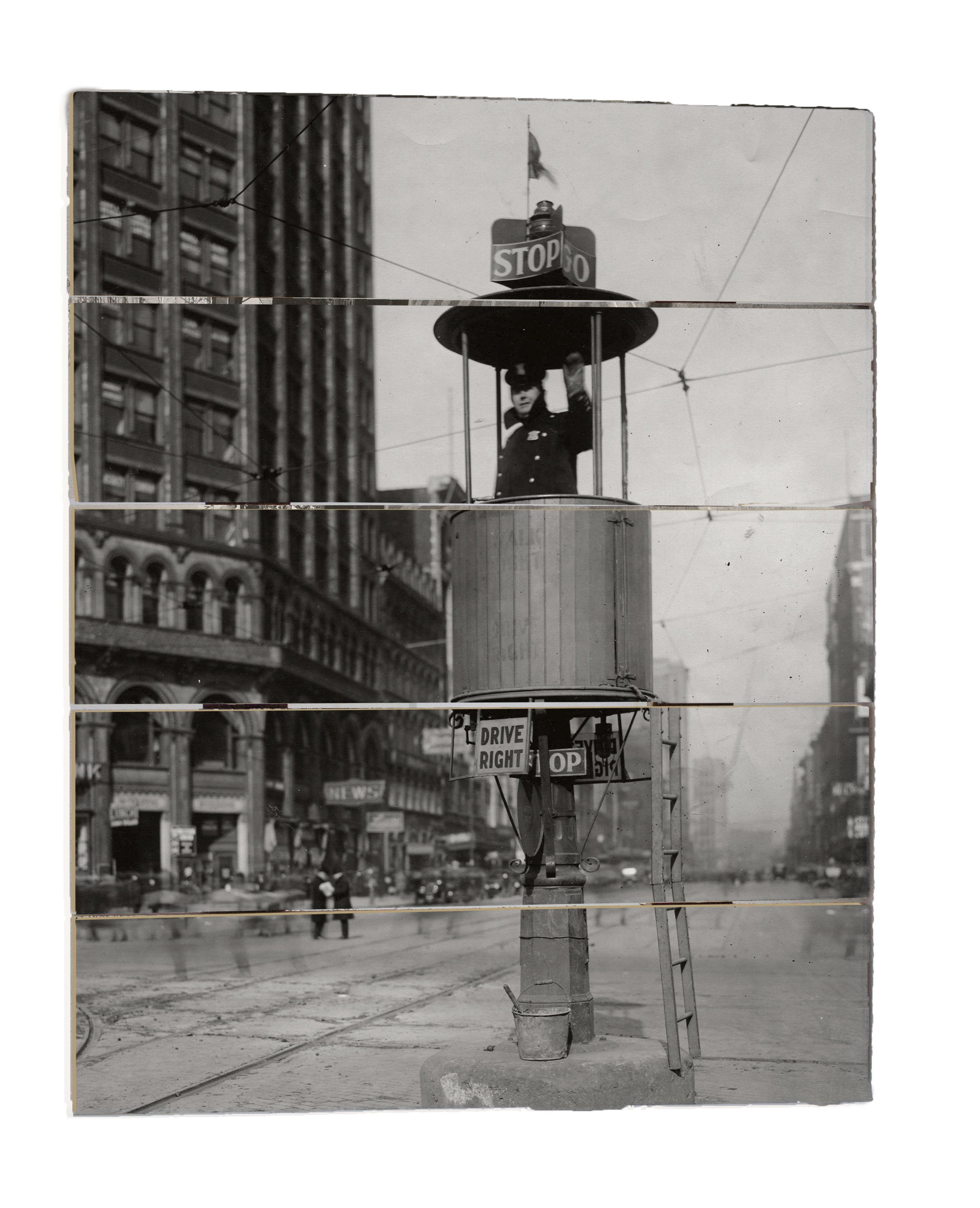 PALLET WOOD - CAMPUS MARTIUS FIRST MANNED TRAFFIC SIGNAL – Detroit News ...