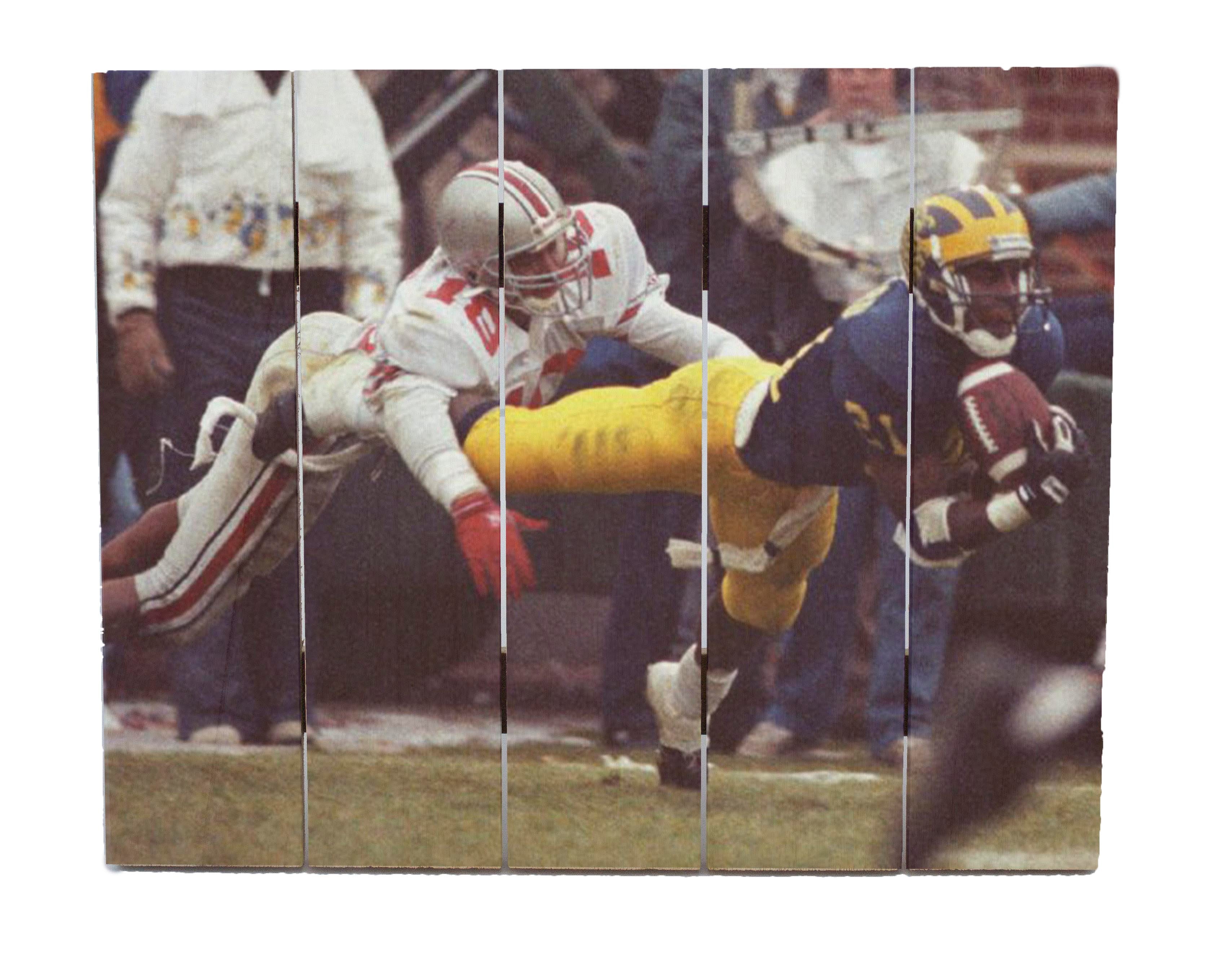 PALLET WOOD - UNIVERSITY OF MICHIGAN DESMOND HOWARD – Detroit News ...