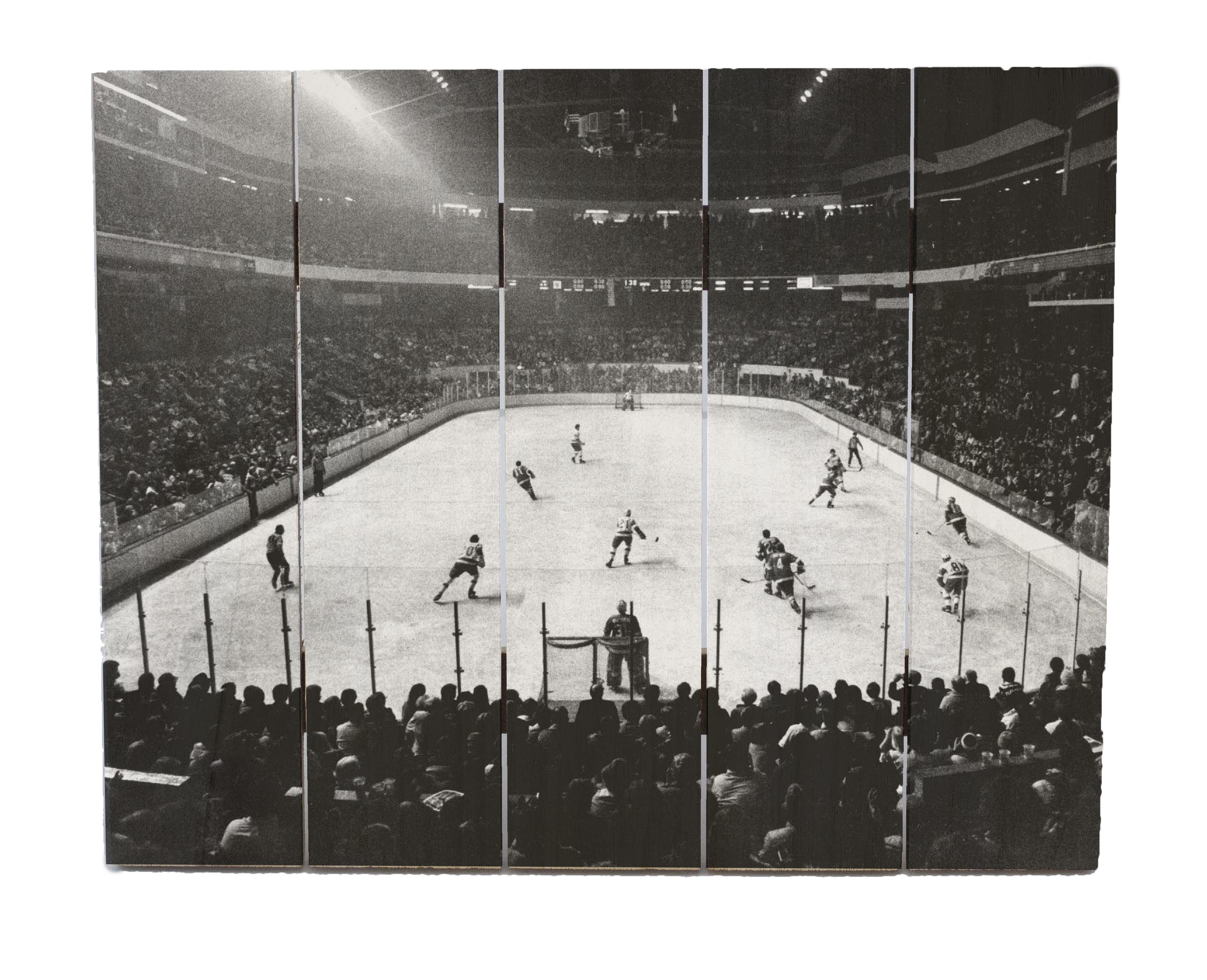 PALLET WOOD - OLYMPIA STADIUM LAST GAME 1990 – Detroit News Photography