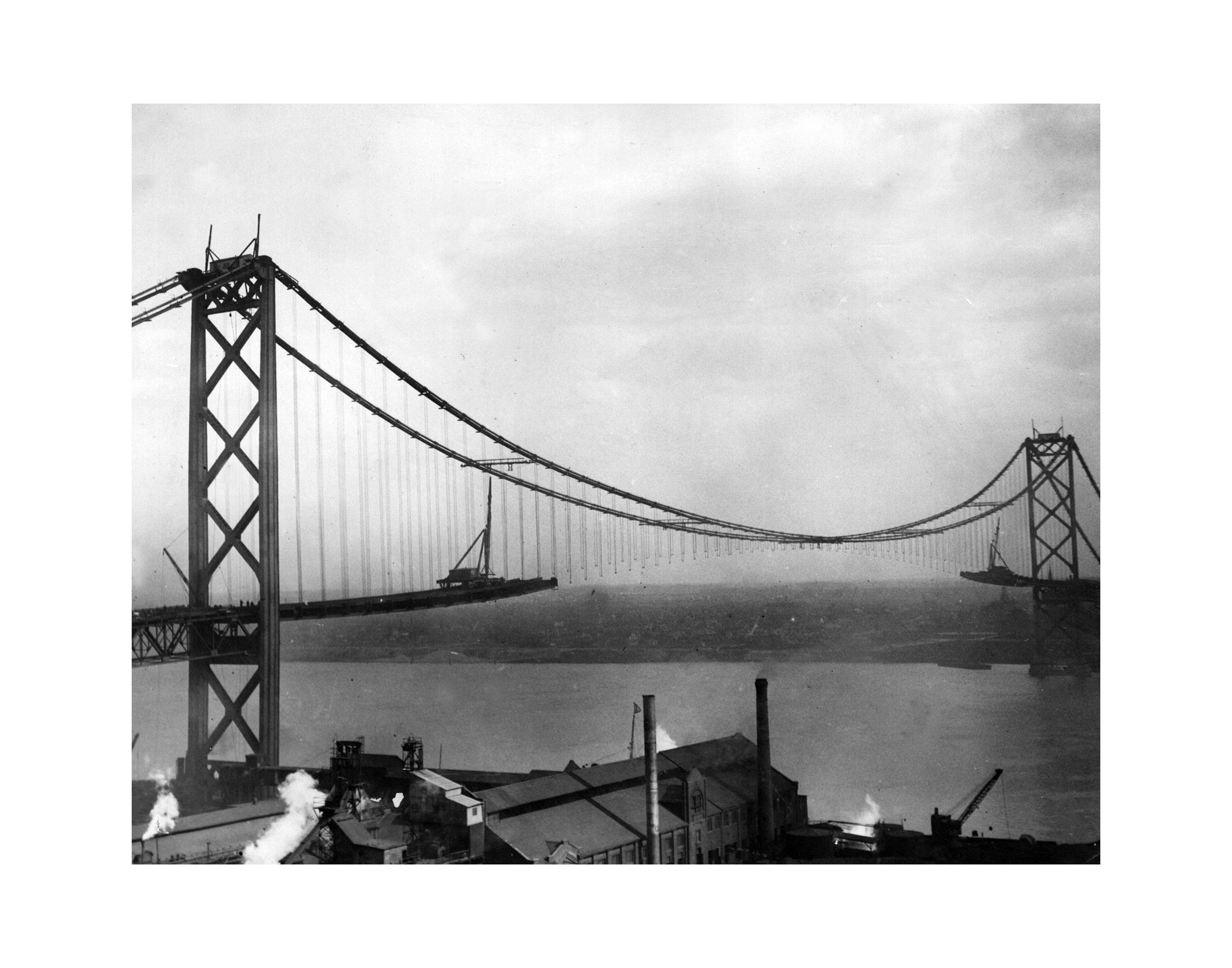 PHOTO PRINTS - AMBASSADOR BRIDGE 1929 – Detroit News Photography