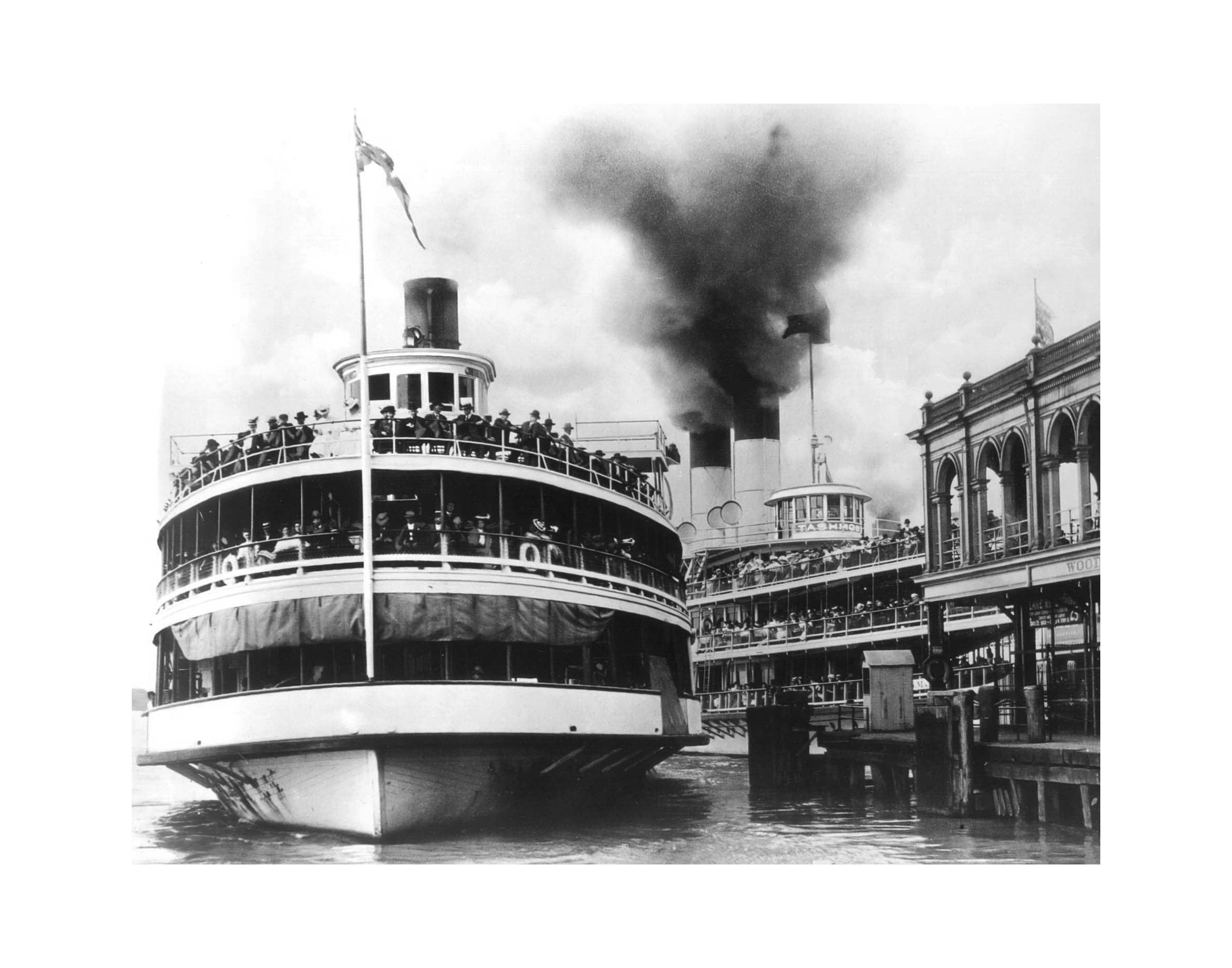 PHOTO PRINTS - DETROIT RIVERFRONT BOB-LO BOAT COLUMBIA 1900 – Detroit ...