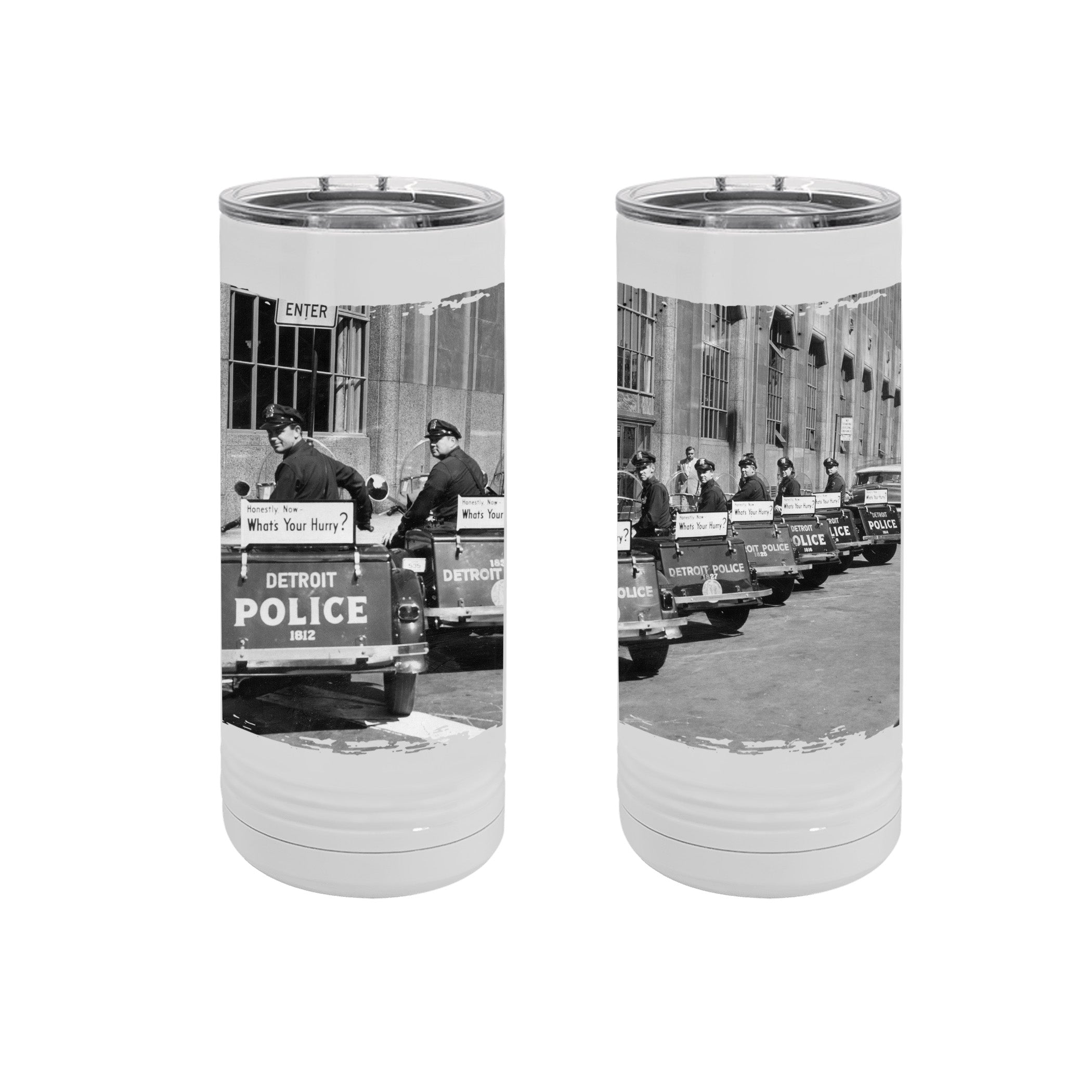 SKINNY TUMBLER 22oz - DETROIT POLICE DEPARTMENT ON MOTORCYCLES ...