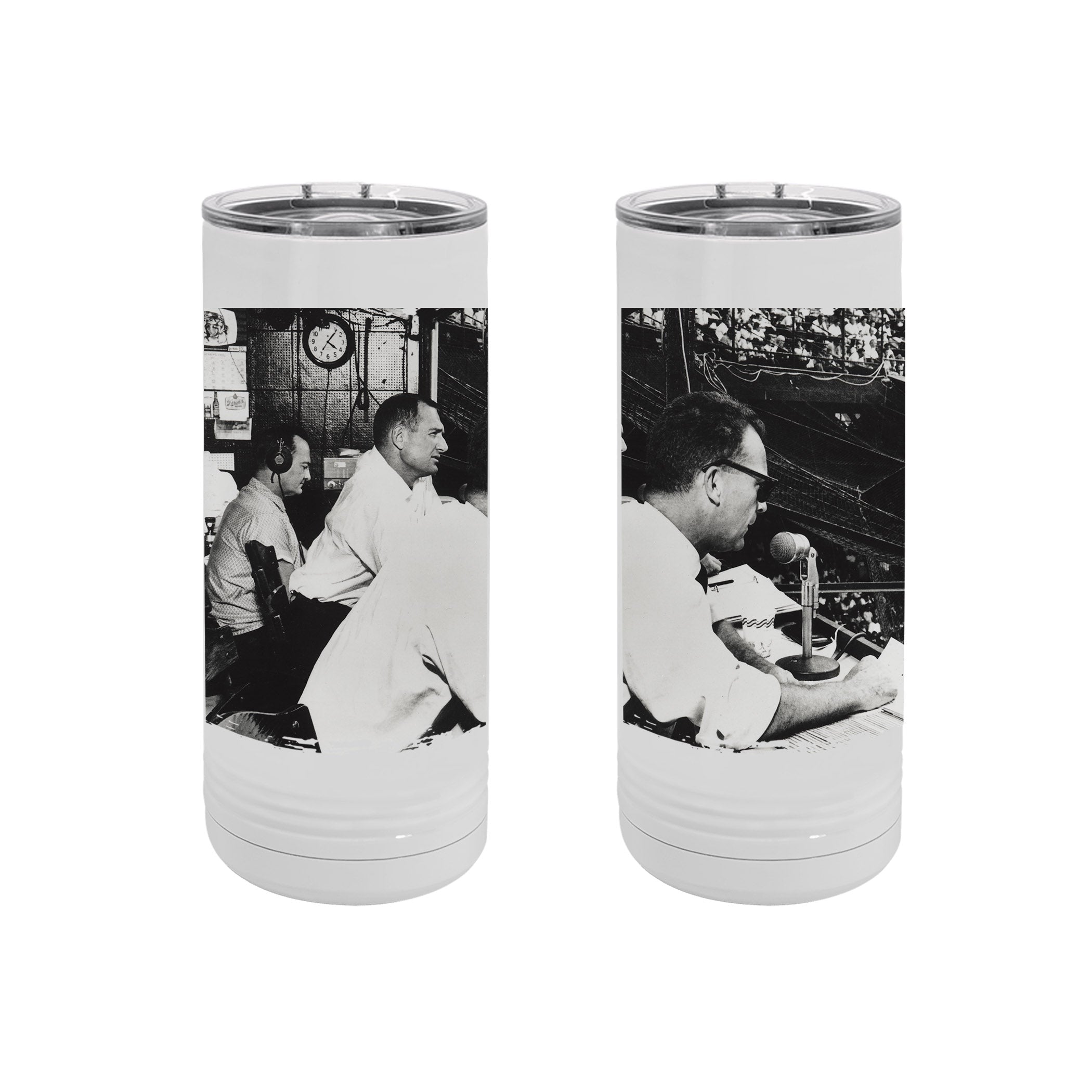 TUMBLER 22oz - TIGERS STADIUM ERNIE HARWELL & GEORGE KELL 1960 ...