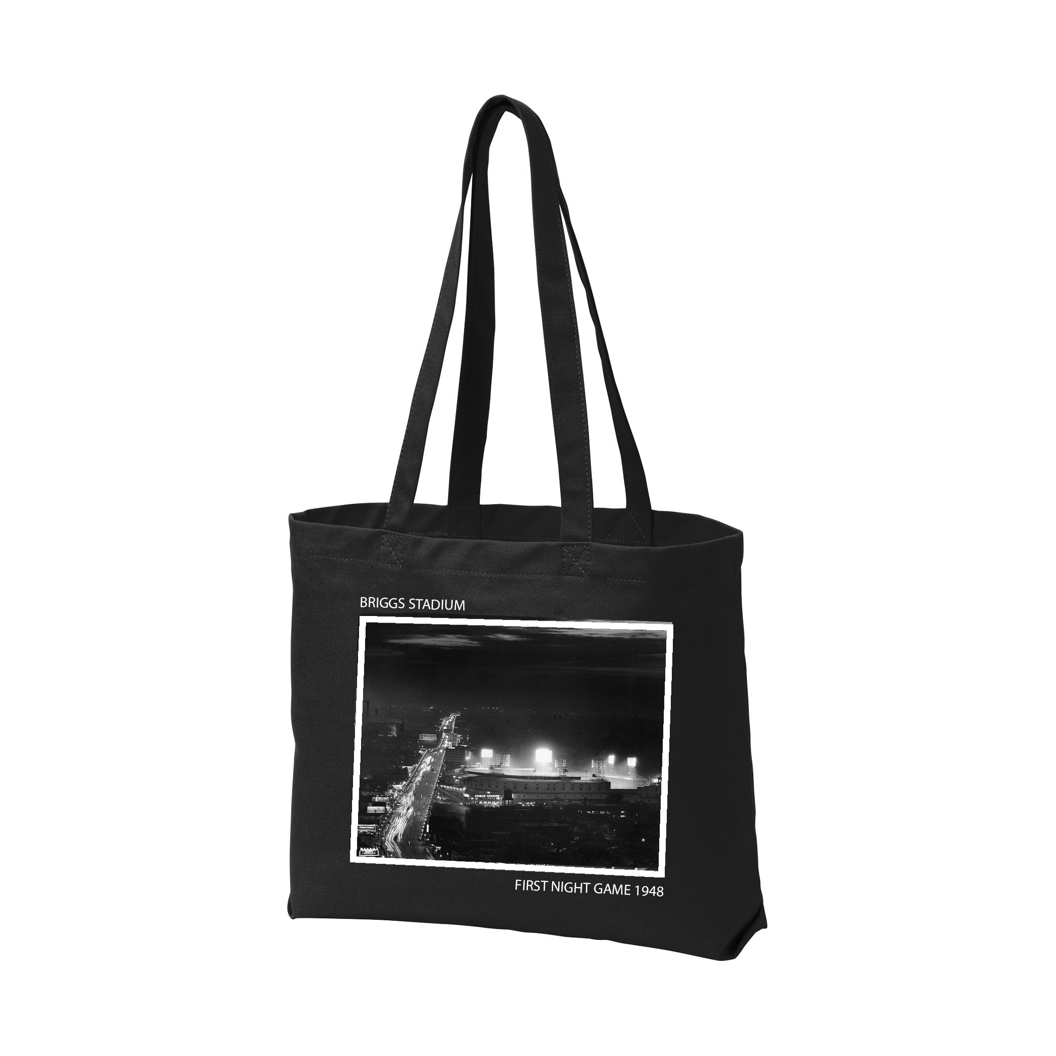 TOTE BAG - BRIGGS STADIUM FIRST NIGHT GAME, JUNE 15, 1948 – Detroit ...